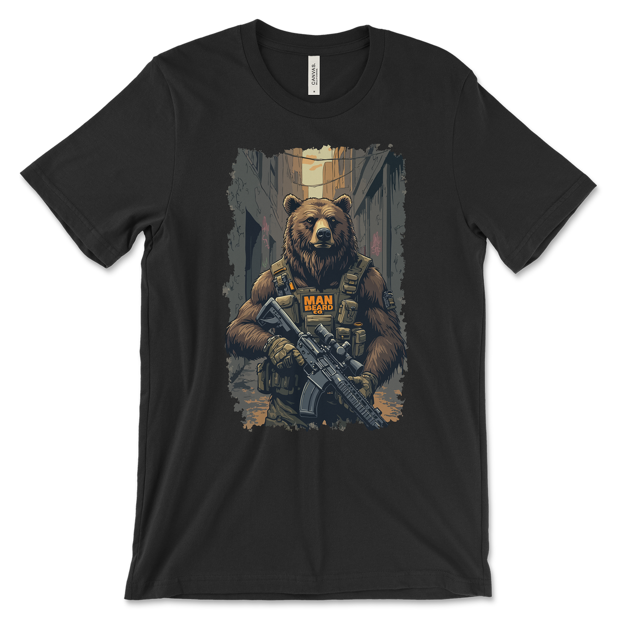 MBC-007 Tacti-Bear T-Shirt – Man Beard Co